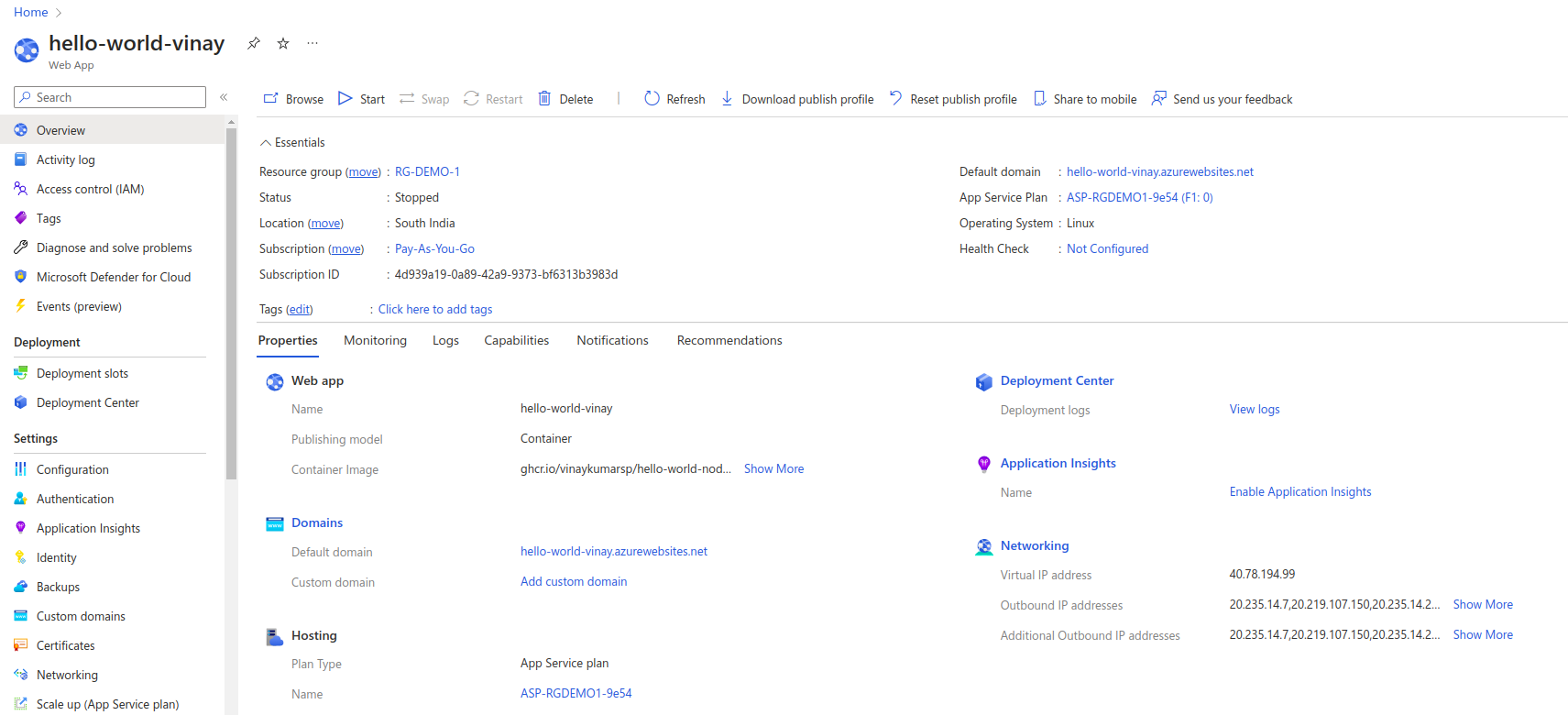 Deploying Docker Image To Azure App Service Using Github Actions Suketa Tech